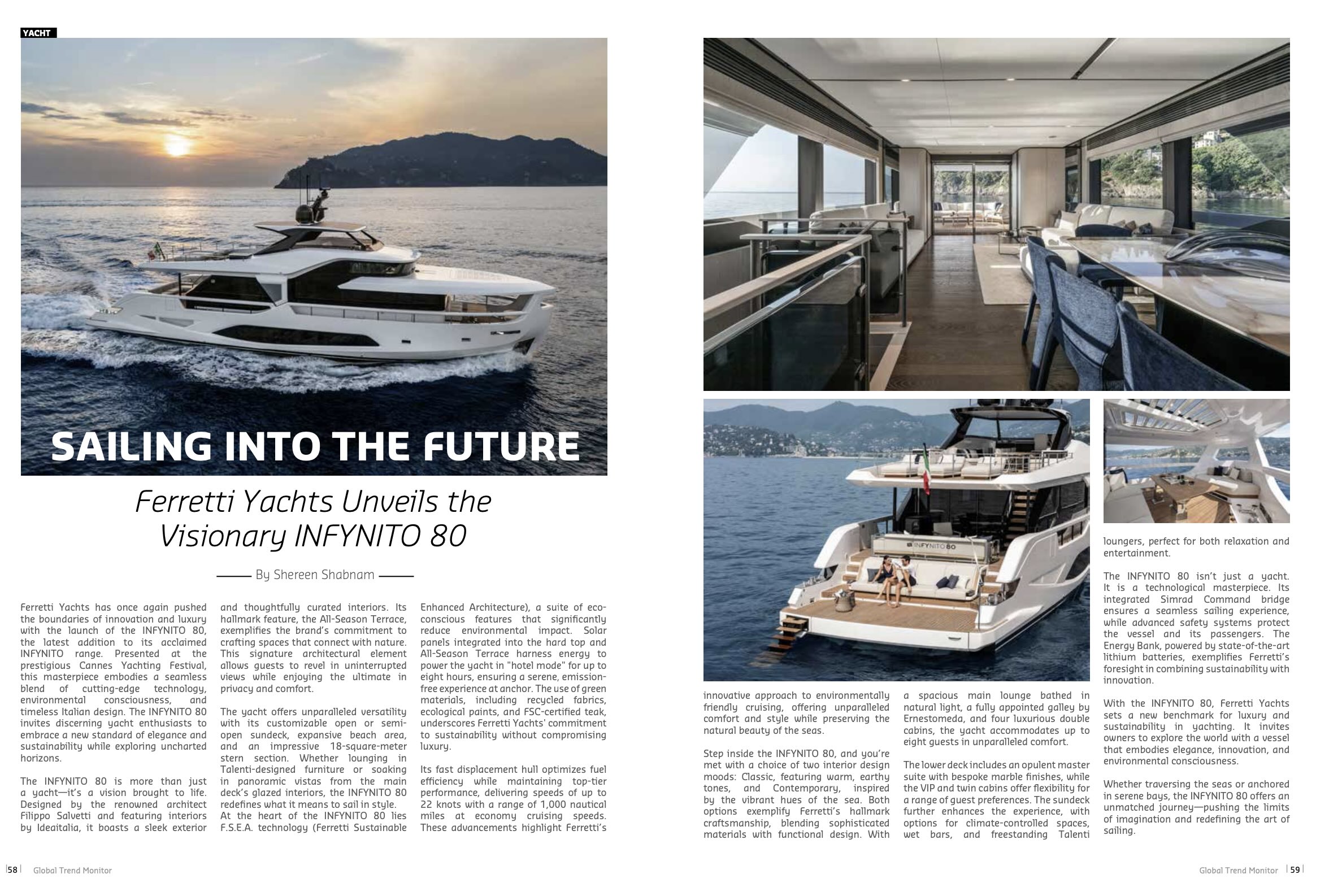 Sailing into the Future: Ferretti Yachts Unveils the Visionary INFYNITO ...